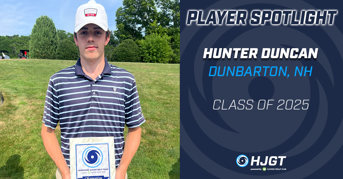Player Spotlight: Hunter Duncan with a dominant win - Hurricane Junior ...